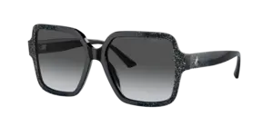 JIMMY CHOO Glitter Sunglasses - Gradient Grey Polarized