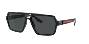 Prada Prada Linea Rossa PS 01XS Sunglasses Polarized Dark Grey
