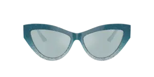 JIMMY CHOO Jc5004 Sunglasses - Light Azure Silver Mirror