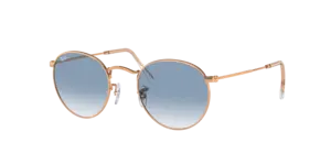Ray-ban Round Metal Sunglasses - Clear & Blue