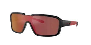 ARNETTE Sunglasses - Dark Grey Mirror Red,yellow