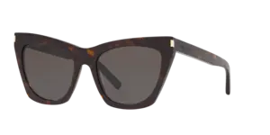 Saint Laurent Tortoise Frame Sunglasses - Grey