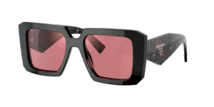 Prada Prada PR 23YS Sunglasses Red Mirror Silver Internal