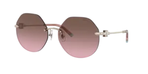 Tiffany & Co. Tiffany & Co. Octagon Sunglasses Violet Gradient Brown