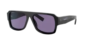 Prada Pr 22ys Sunglasses - Violet Mirror Internal Silver
