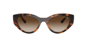 VOGUE EYEWEAR Tortoiseshell Cat Eye Sunglasses - Gradient Brown