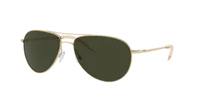 Oliver Spencer Aviator Sunglasses - Green Polar