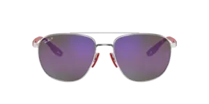 Ray-ban Scuderia Ferrari Collection Sunglasses - Blue Polarized