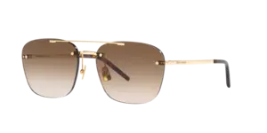 Saint Laurent Sl 309 Rimless Sunglasses - Brown Gradient