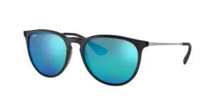 Ray-ban Erika Tortoiseshell Sunglasses - Blue Mirror