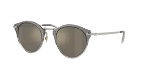 Oliver Spencer Sunglasses - Dark Grey Mirror Gold