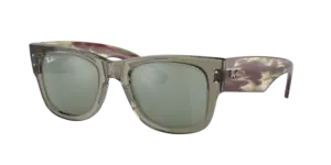 Ray-ban Ray-Ban Mega Wayfarer Sunglasses Silver