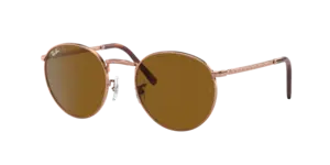 Ray-ban Ray-Ban Round Frame Sunglasses Brown