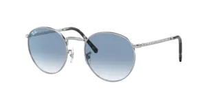 Ray-ban Ray-Ban Round Frame Sunglasses Clear Gradient Blue