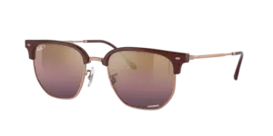 Ray-ban Clubmaster Sunglasses - Gold,red