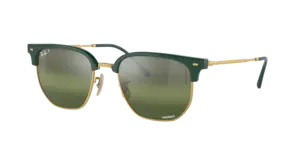 Ray-ban Clubmaster Sunglasses Silver,green