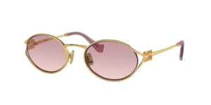 Miu Miu Miu Miu MU 52YS Sunglasses Brown Gradient Violet