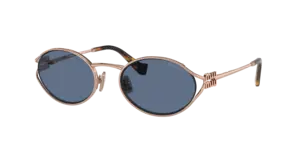 Miu Miu Miu Miu MU 52YS Sunglasses Dark Blue