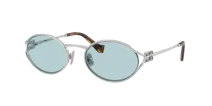 Miu Miu Miu Miu MU 52YS Sunglasses Light Blue