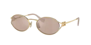 Miu Miu Miu Miu MU 52YS Sunglasses Pink Gold