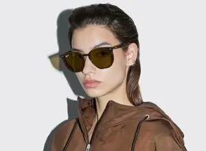 Ray-ban Unisex Sunglasses Brown