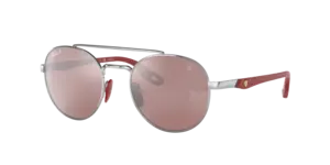 Ray-ban Ray-Ban Unisex Sunglasses Purple,silver