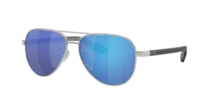 COSTA Costa Aviator Sunglasses Blue Mirror