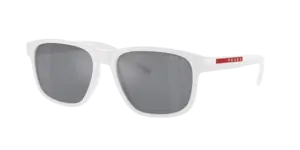 Prada Prada Linea Rossa Sunglasses Light Blue Mirror Silver