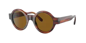 Giorgio Armani Round Frame Sunglasses - Brown