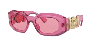 Versace Sunglasses Pink Transparent