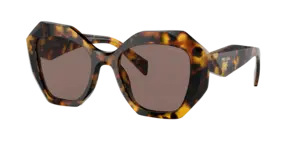 Prada Tortoise Octagon Sunglasses - Polar Light Brown