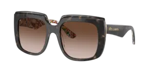Dolce & Gabbana DOLCE & GABBANA Havana Sunglasses Gradient Brown