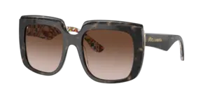 Dolce & Gabbana DOLCE & GABBANA Havana Sunglasses Gradient Brown