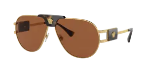 Versace Aviator Sunglasses - Dark Brown