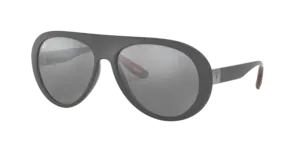 Ray-ban Scuderia Ferrari Collection Sunglasses - Grey Mirror Silver