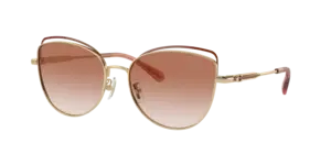 COACH Cat Eye Sunglasses - Amber Gradient
