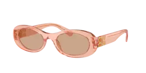 Miu Miu Mu 06zs Sunglasses - Dark Brown