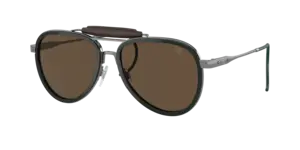 Ralph Lauren The Roadster Aviator Sunglasses - Brown