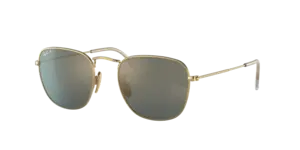 Ray-ban Ray-Ban Frank Titanium Sunglasses Blue Polarized