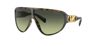 Michael Kors Empire Shield Sunglasses - Light Green Gradient