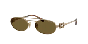 Miu Miu MU 54ZS Sunglasses Dark Brown