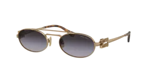 Miu Miu MU 54ZS Sunglasses Grey Gradient
