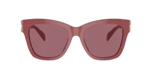 Michael Kors Empire Square Sunglasses - Dusty Rose Solid