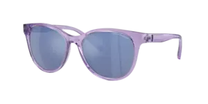 Armani Exchange Sunglasses - Blue Violet Mirror Silver