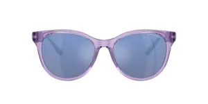 Armani Exchange Sunglasses - Blue Violet Mirror Silver
