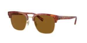 COACH Sunglasses - Brown Solid Polarized