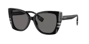 Burberry Burberry Cat Eye Sunglasses Dark Grey Polarized
