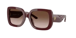 Tory Burch Full Rim Sunglasses - Brown Gradient