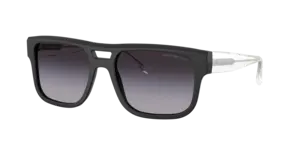 Emporio Armani Square Frame Sunglasses - Grey Gradient