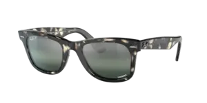 Ray-ban Ray-Ban Original Wayfarer Sunglasses With Polarized+ Lenses Silver,blue